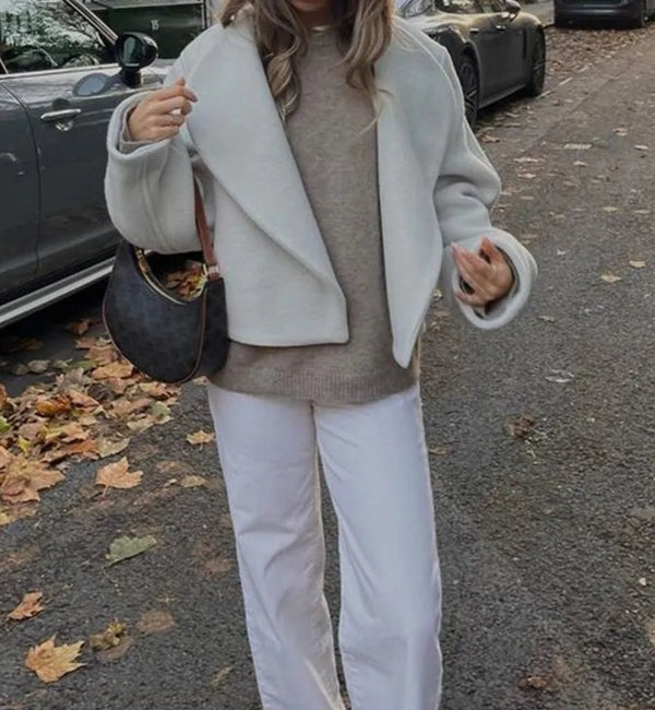 A&A Zaria Autumn V-neck Long Sleeve Coat – ARIELLA & AYANA